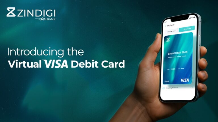 Zindagi Launched Virtual Visa Debit Card | Pakistani Journal
